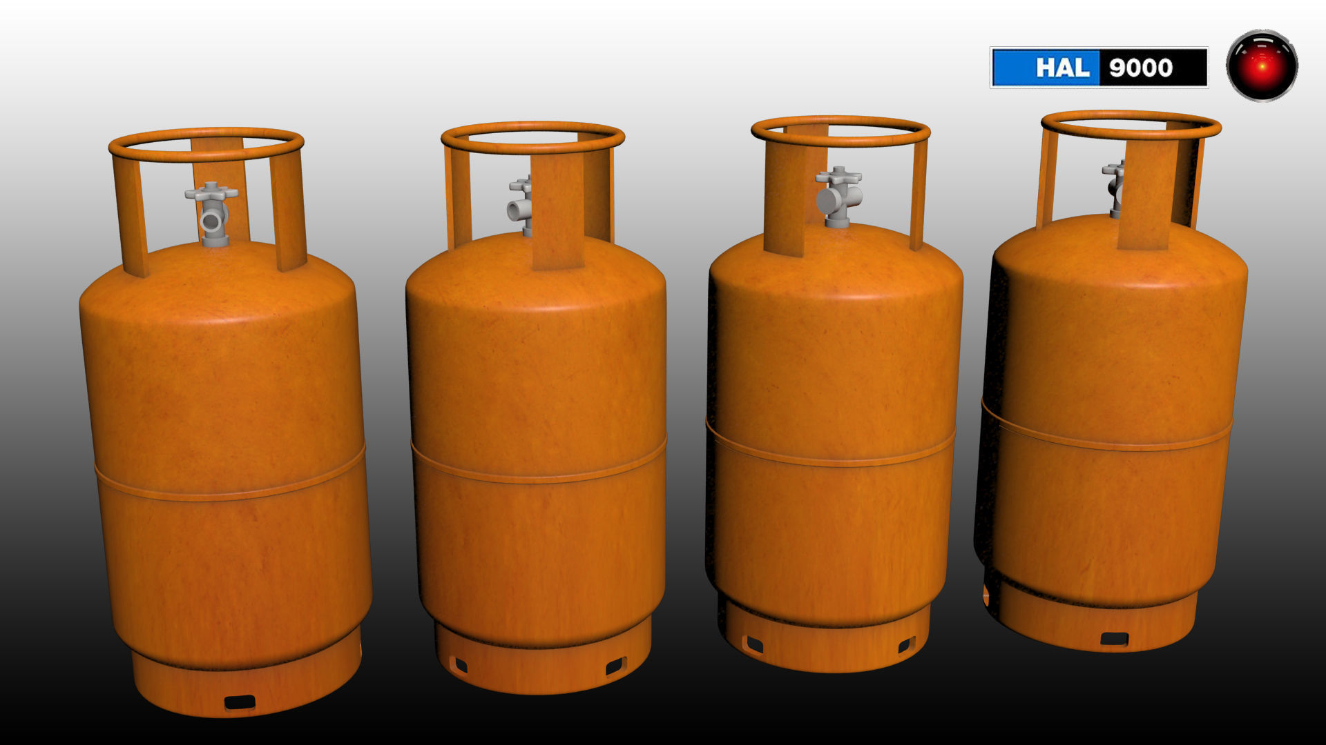Gas tank 3D model | CGTrader