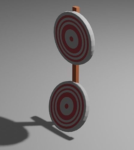 3D model Target VR / AR / low-poly | CGTrader