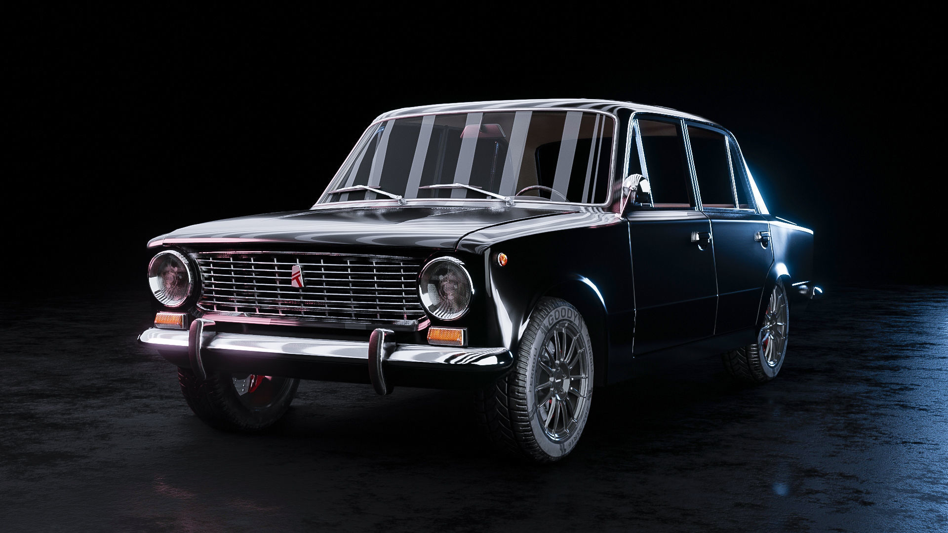 3D model VAZ-2101 Replica VR / AR / low-poly | CGTrader