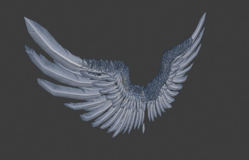 3D model Wings VR / AR / low-poly | CGTrader