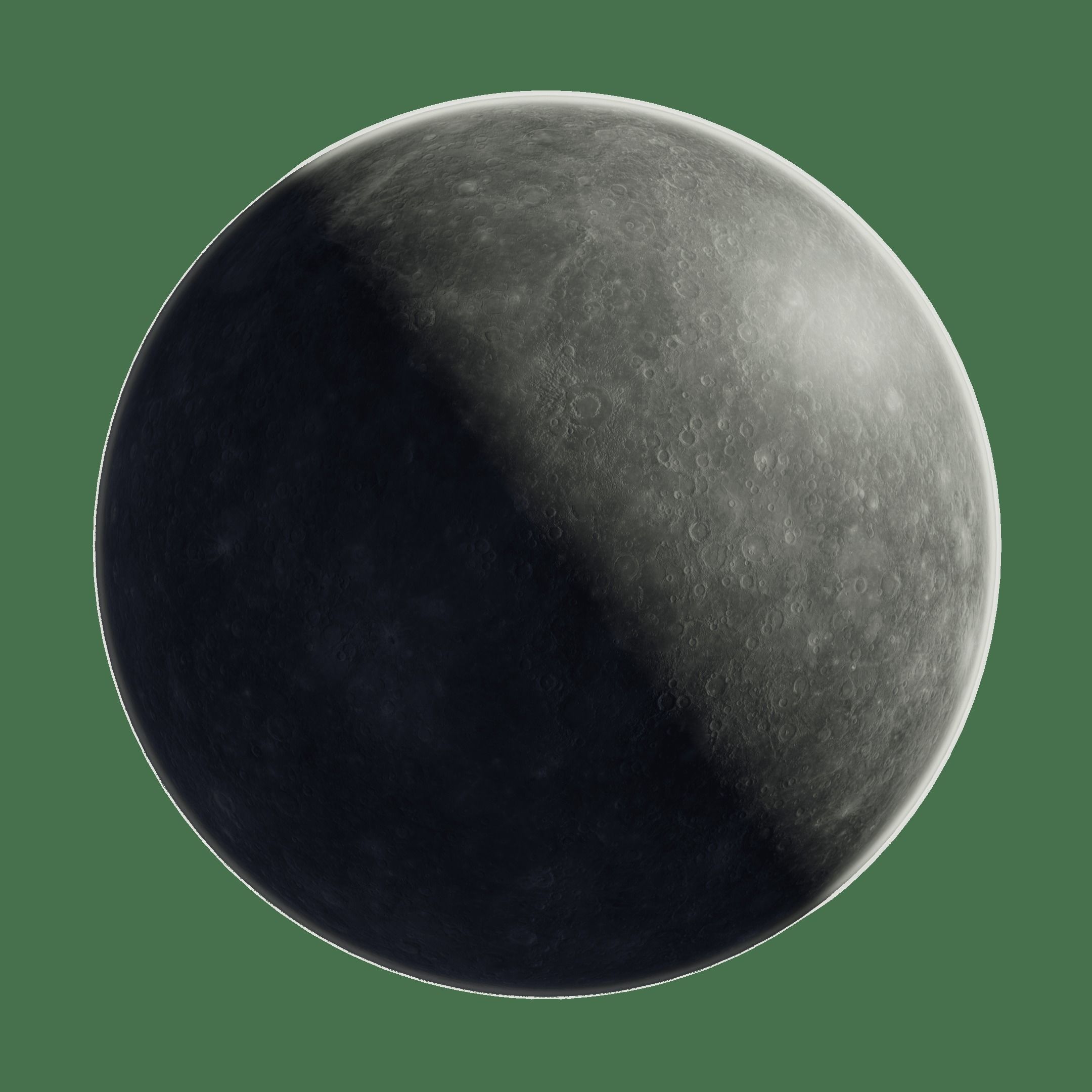 Photorealistic Mercury-Transparent Background 3D model | CGTrader