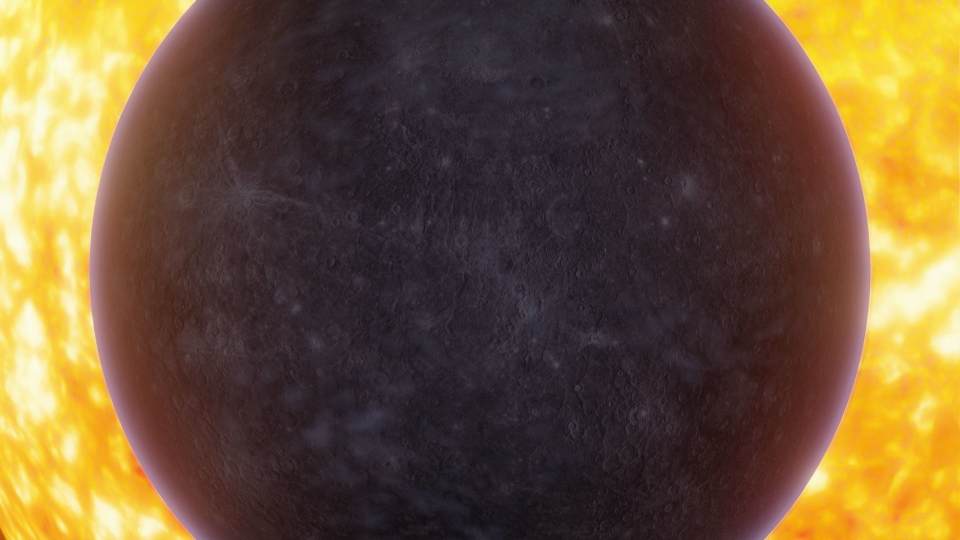 3D model Photorealistic Mercury-Transparent Background