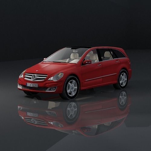 3D model MERCEDES R CLASS 3D CAR MODEL VR / AR / low-poly | CGTrader