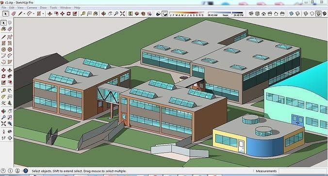 SKP SCHOOL C1 3D model | CGTrader
