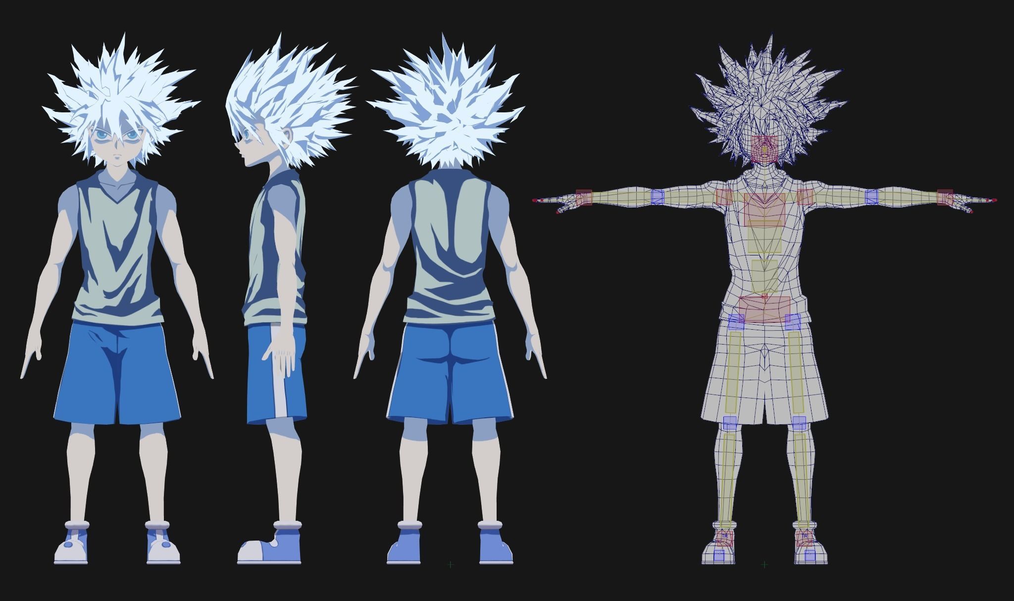 3D model God Speed Killua VR / AR / low-poly | CGTrader
