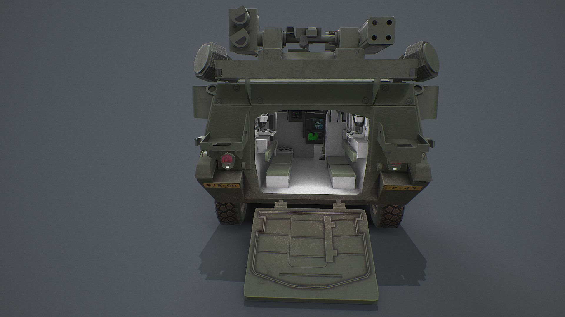 3D model Stryker A1 IM-SHORAD VR / AR / low-poly | CGTrader