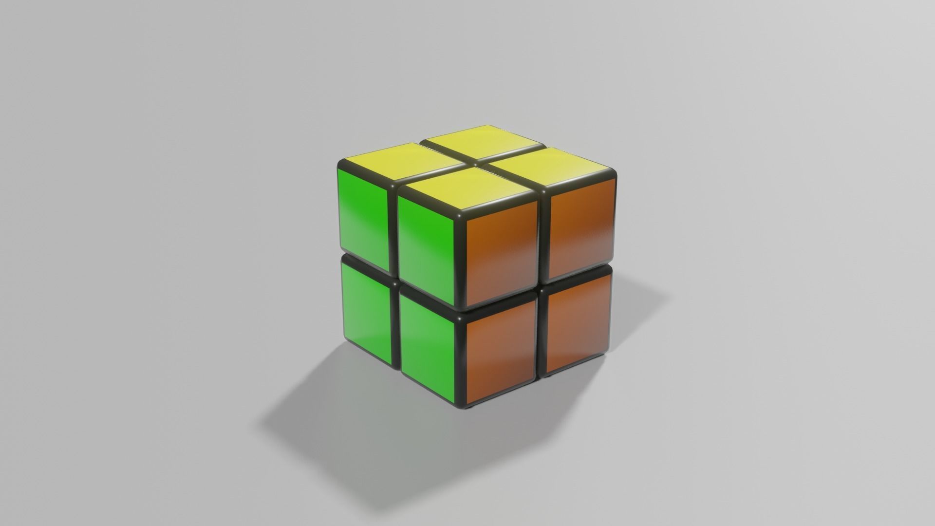 Rubiks cube 2x2 free VR / AR / low-poly 3D model | CGTrader