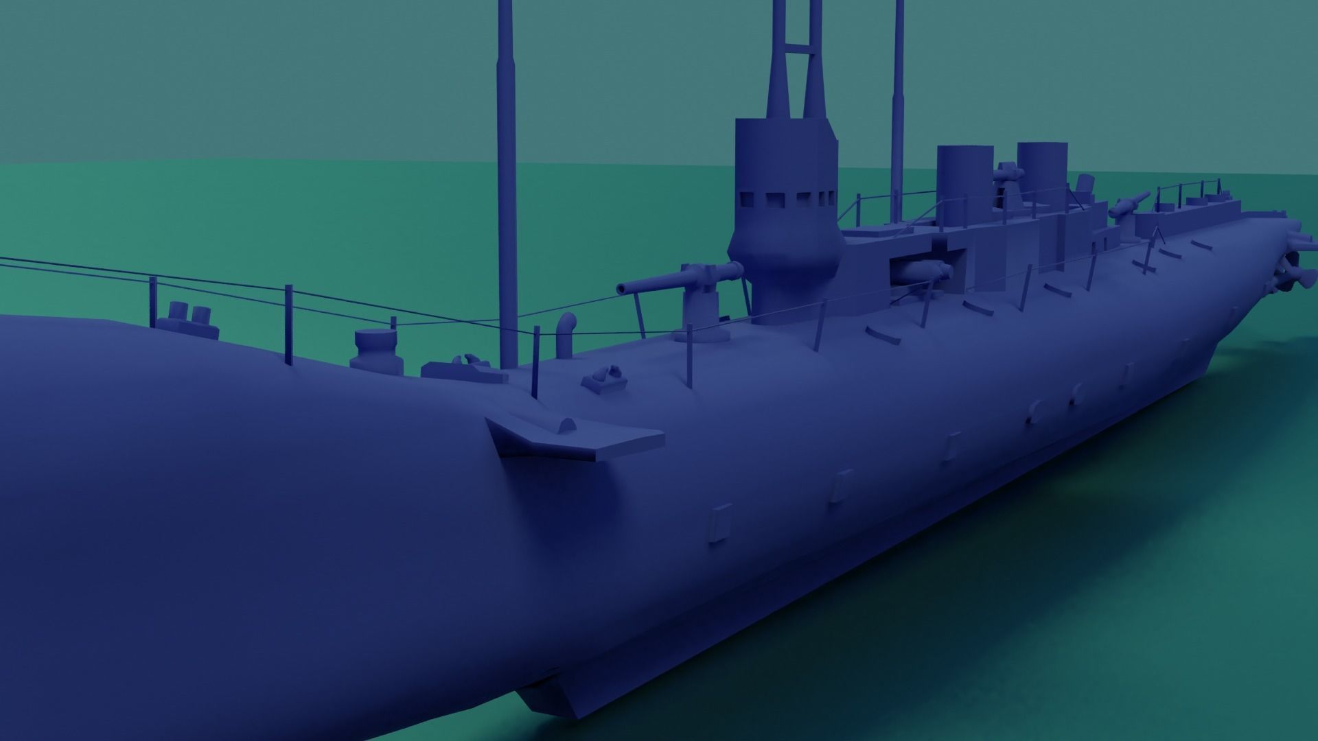 3D model HMS K4 VR / AR / low-poly | CGTrader
