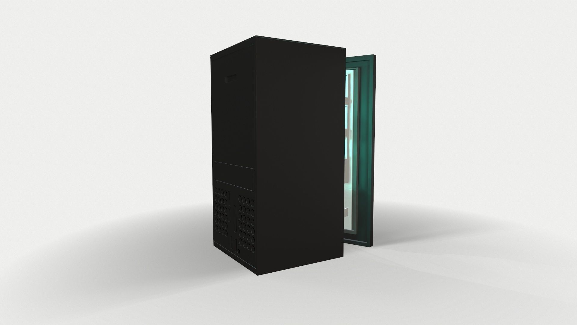 Fridge stylized as an XBox 3D model | CGTrader