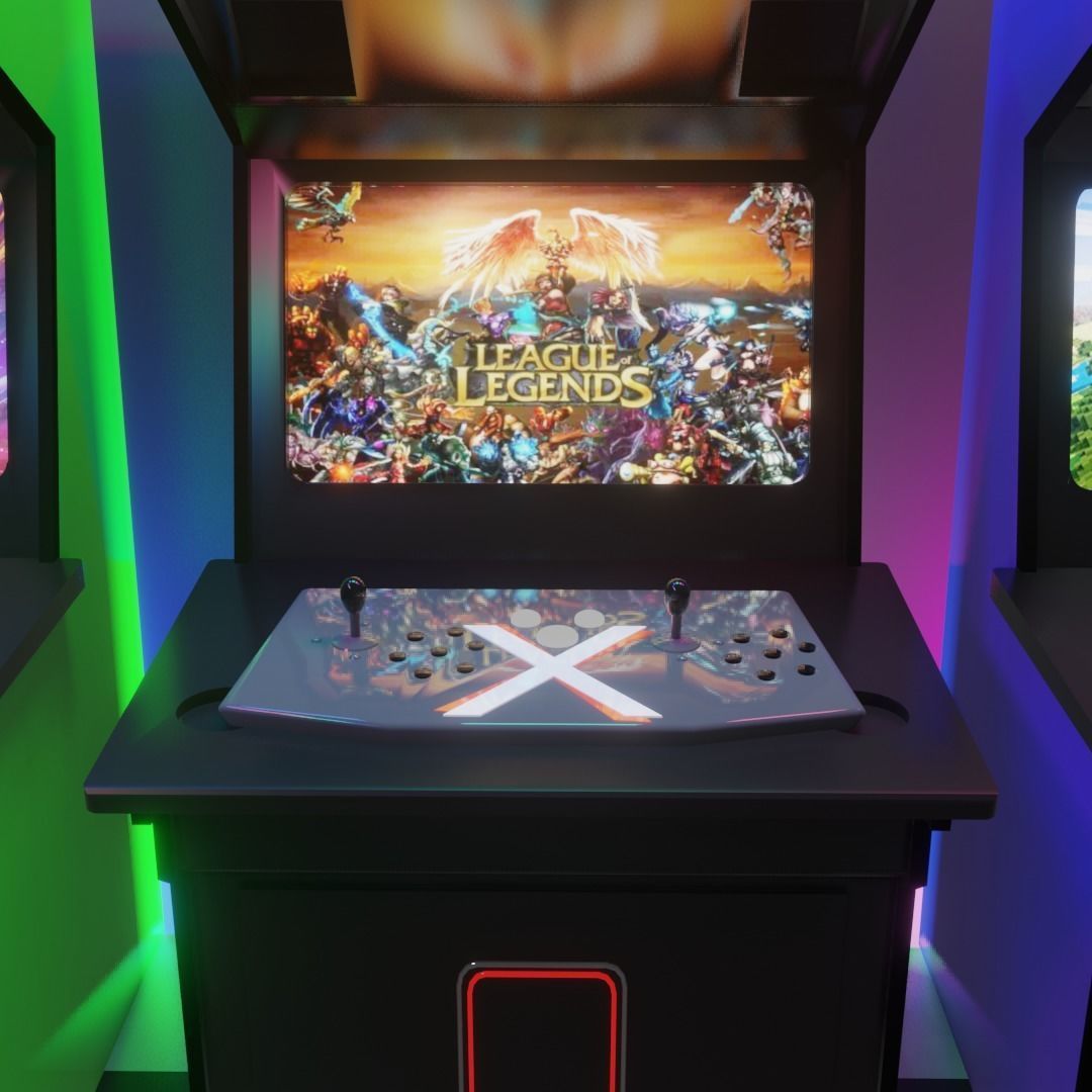 3D model Arcade Station VR / AR / low-poly | CGTrader