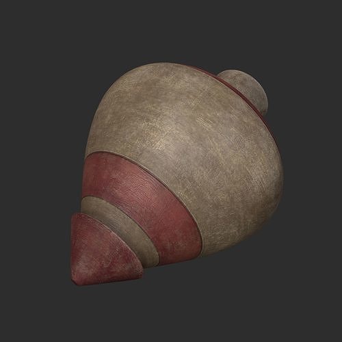 3D model Medieval Spinning Top 2 VR / AR / low-poly | CGTrader