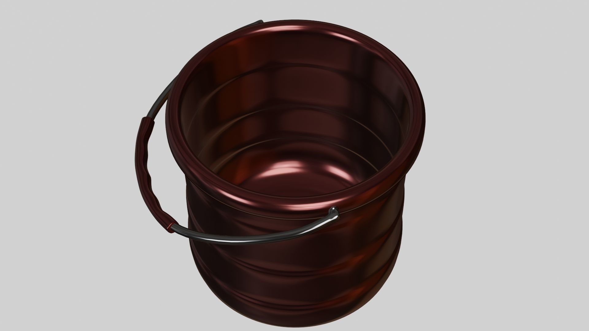 metal bucket 3D model | CGTrader