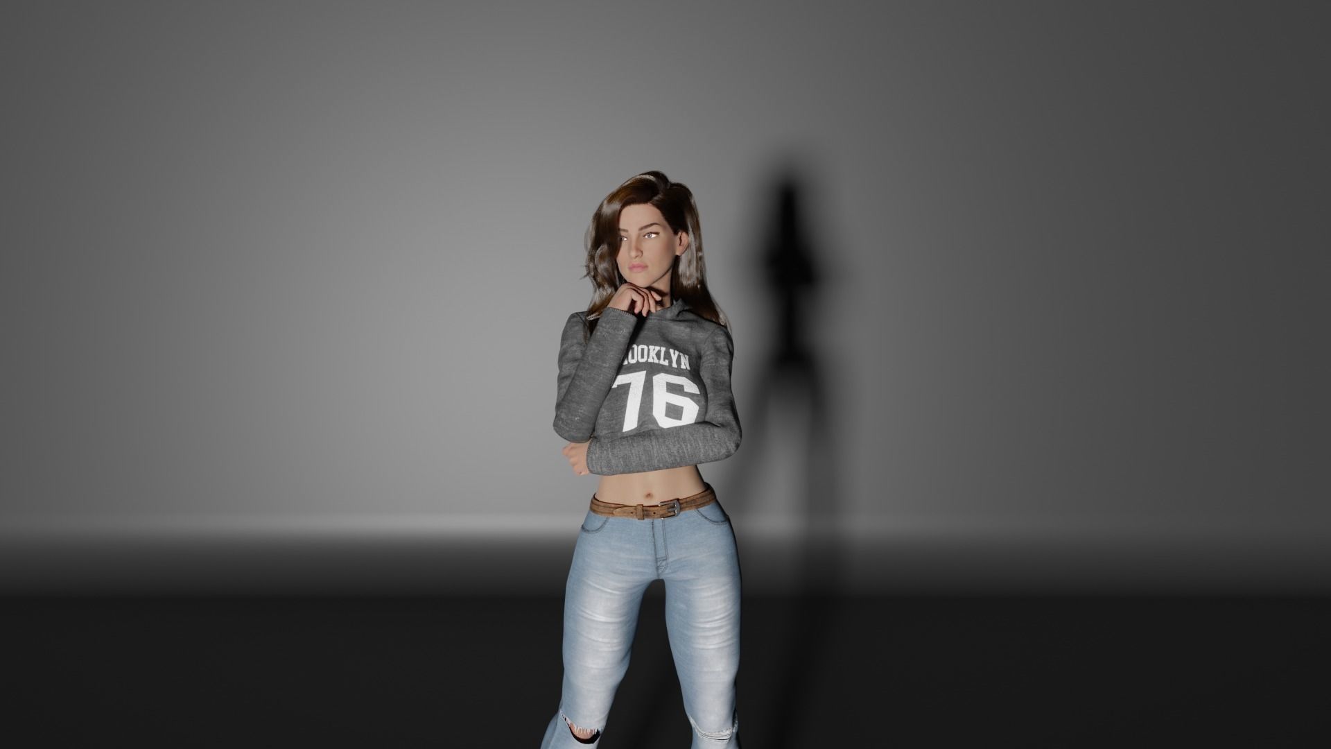 Freya woman 3D model animated rigged | CGTrader