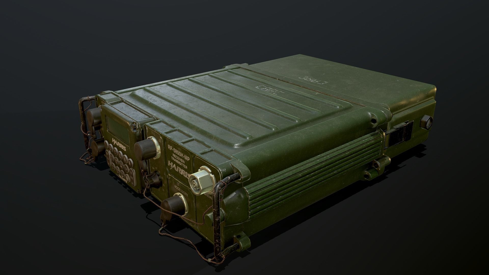3D model Harris rf-5800h-mp radio station VR / AR / low-poly | CGTrader