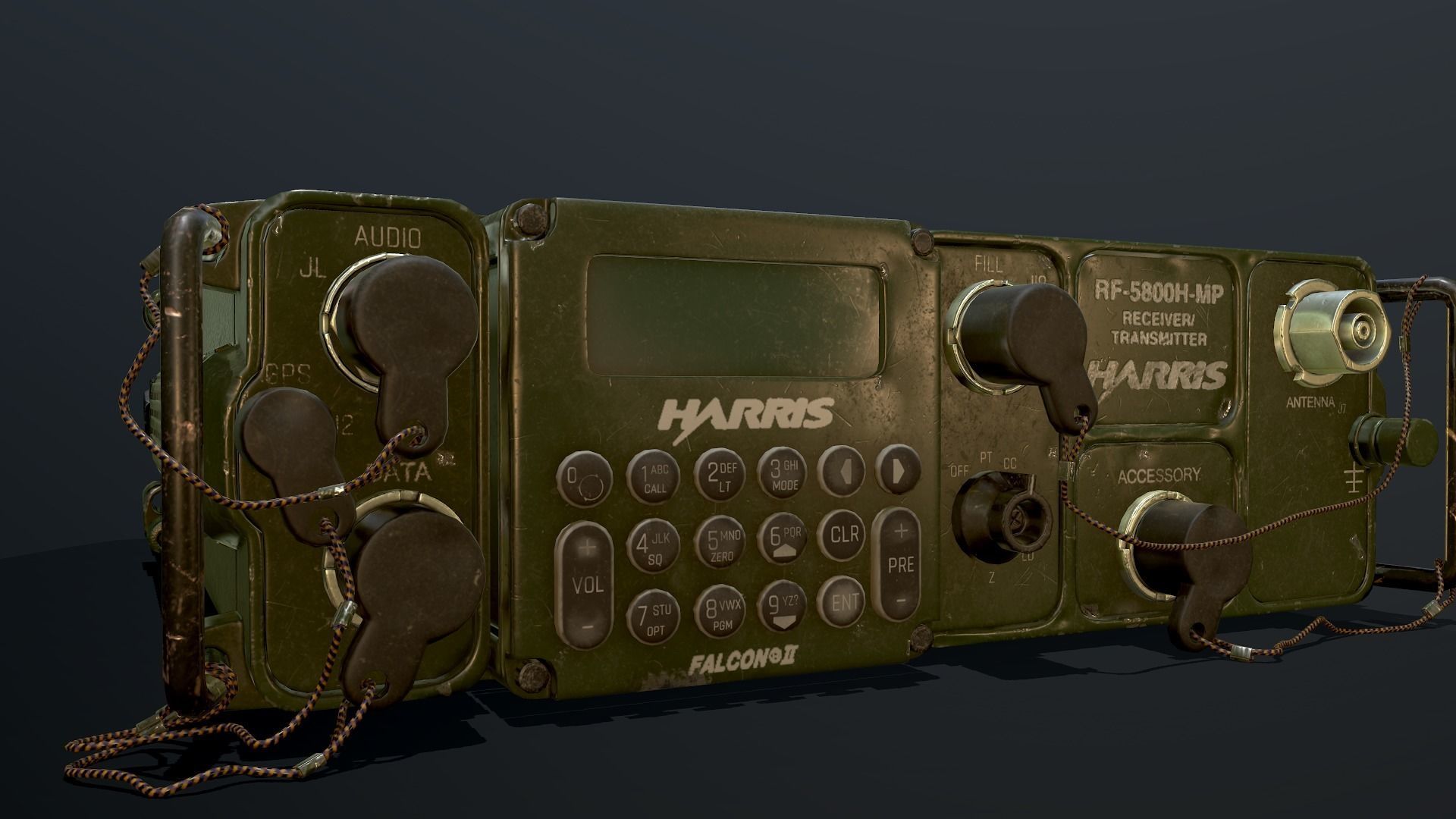 3D model Harris rf-5800h-mp radio station VR / AR / low-poly | CGTrader