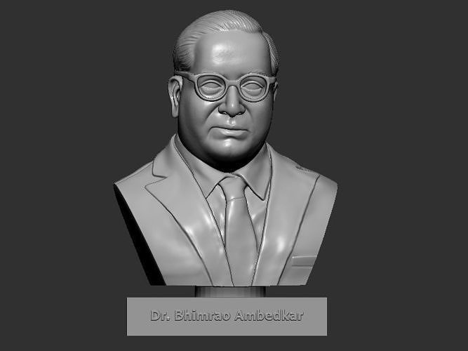 Dr Bhimrao Ambedkar 3D model 3D printable | CGTrader