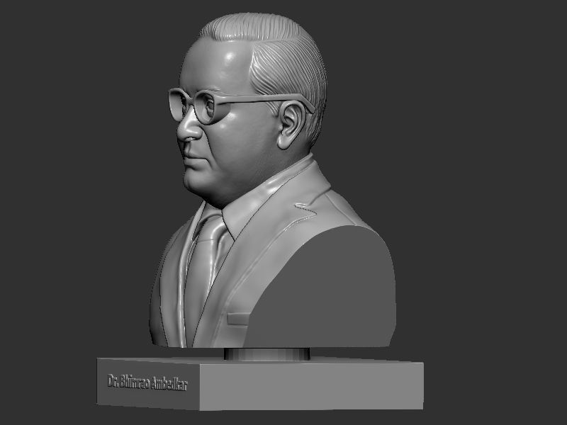 Dr Bhimrao Ambedkar 3D model 3D printable | CGTrader