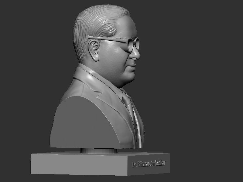 Dr Bhimrao Ambedkar 3D model 3D printable | CGTrader