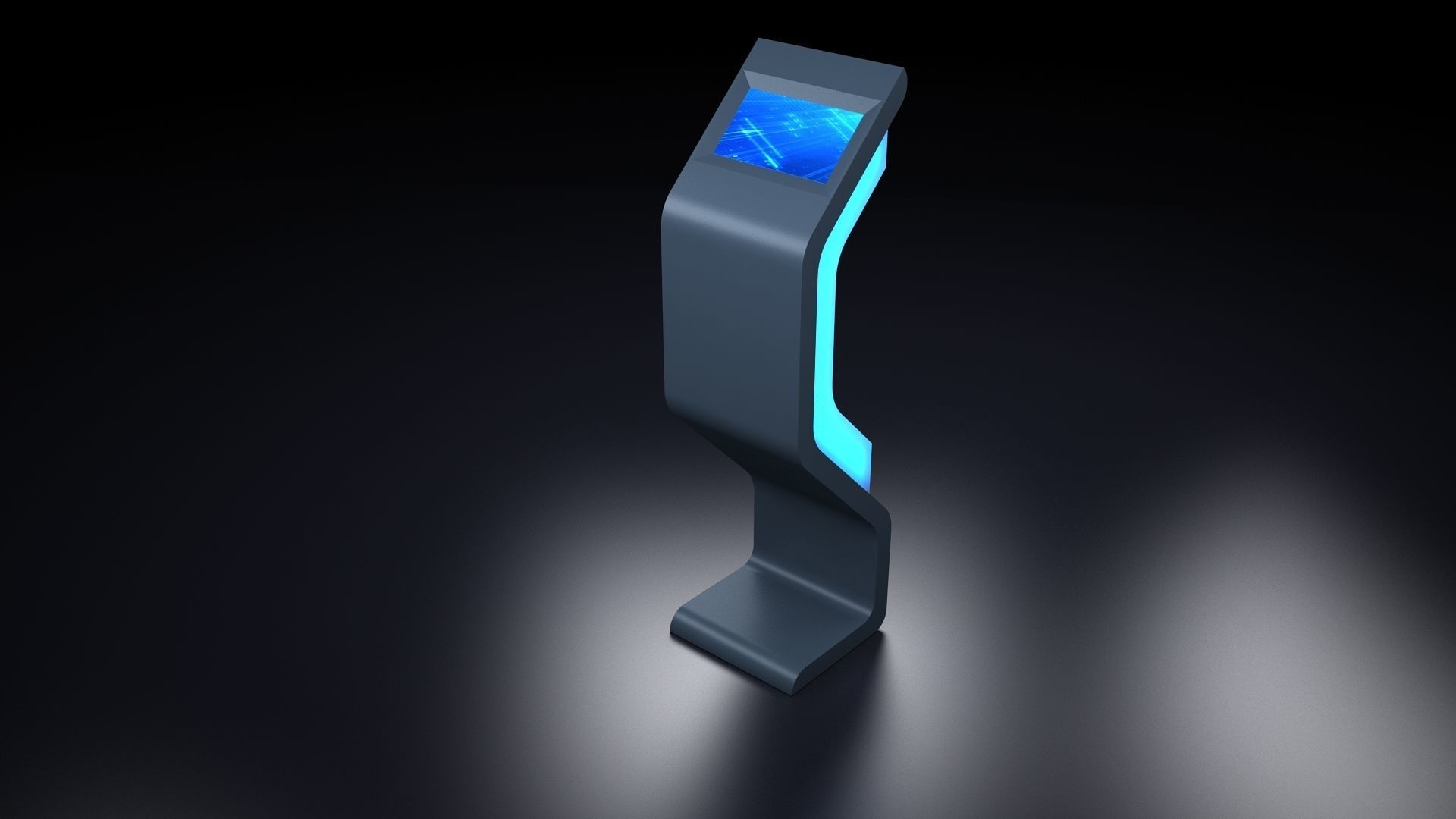 Interactive standee 3D model | CGTrader