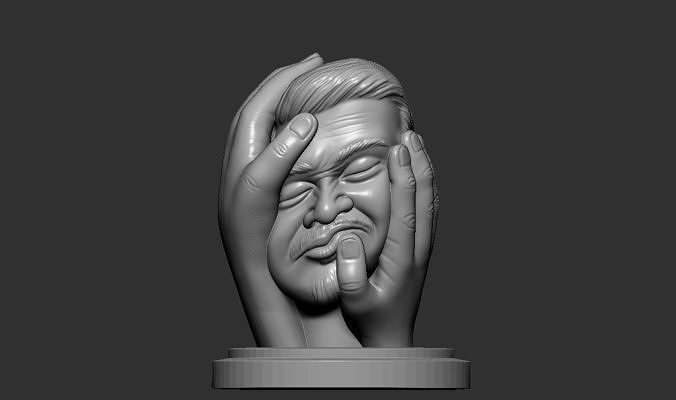 Funny face design free 3D model 3D printable | CGTrader