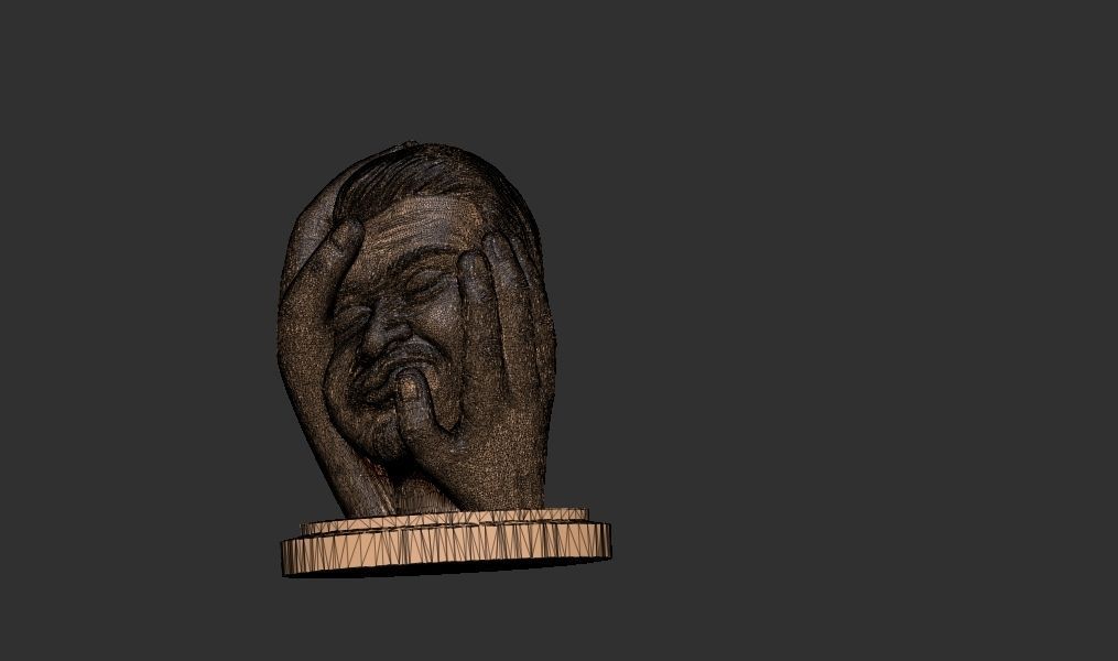 Funny face design free 3D model 3D printable | CGTrader