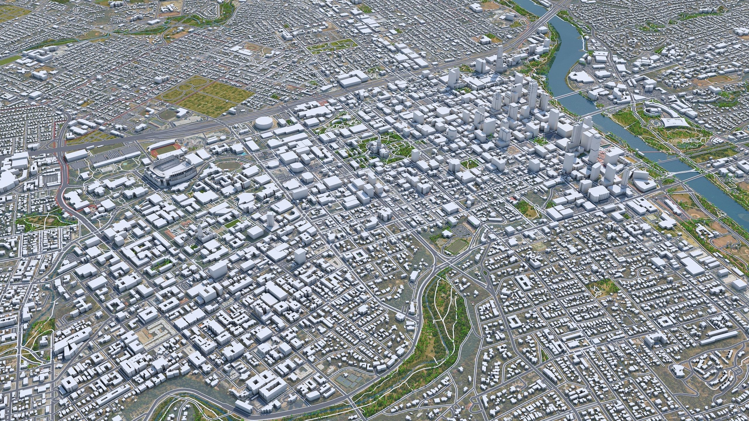 3D model Austin City Texas USA VR / AR / low-poly | CGTrader