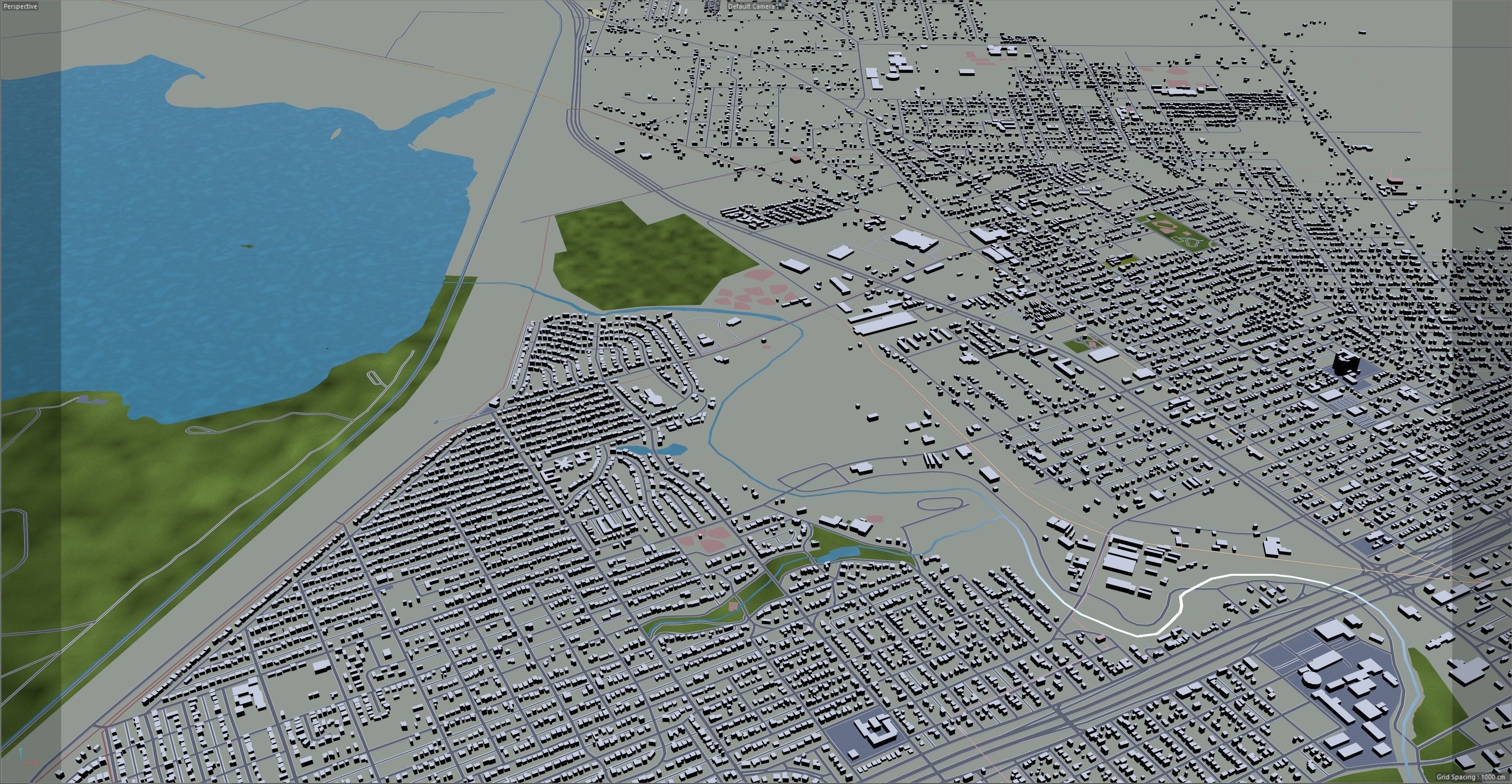 3D model San Angelo Texas USA 40km VR / AR / low-poly | CGTrader