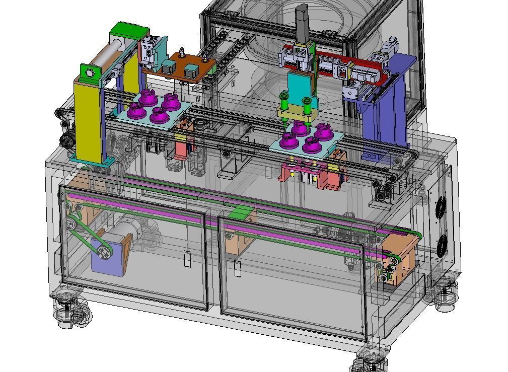 Fully automatic bulb assembly production line 3D model | CGTrader
