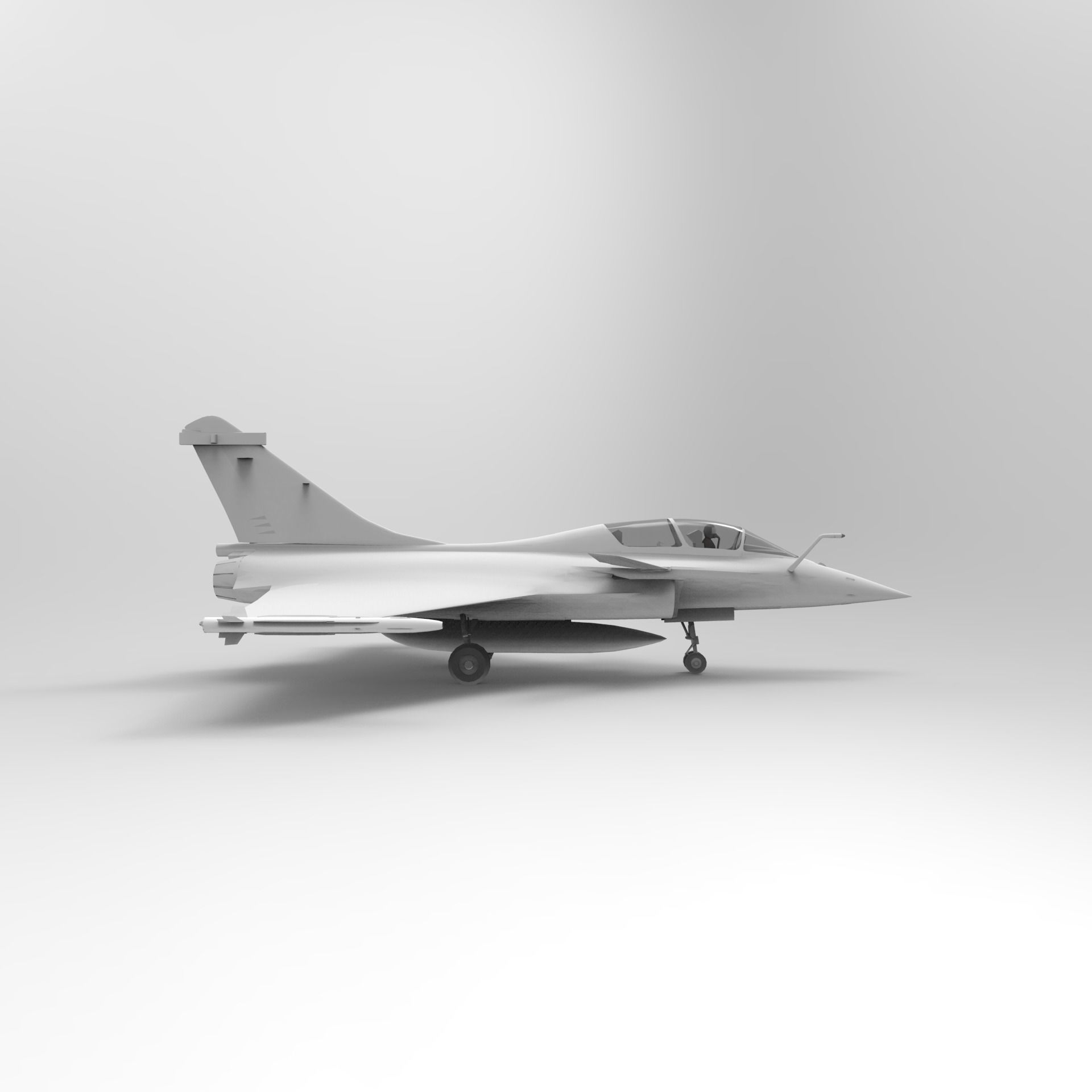 Dassault Rafale 3d printed 3D model 3D printable | CGTrader