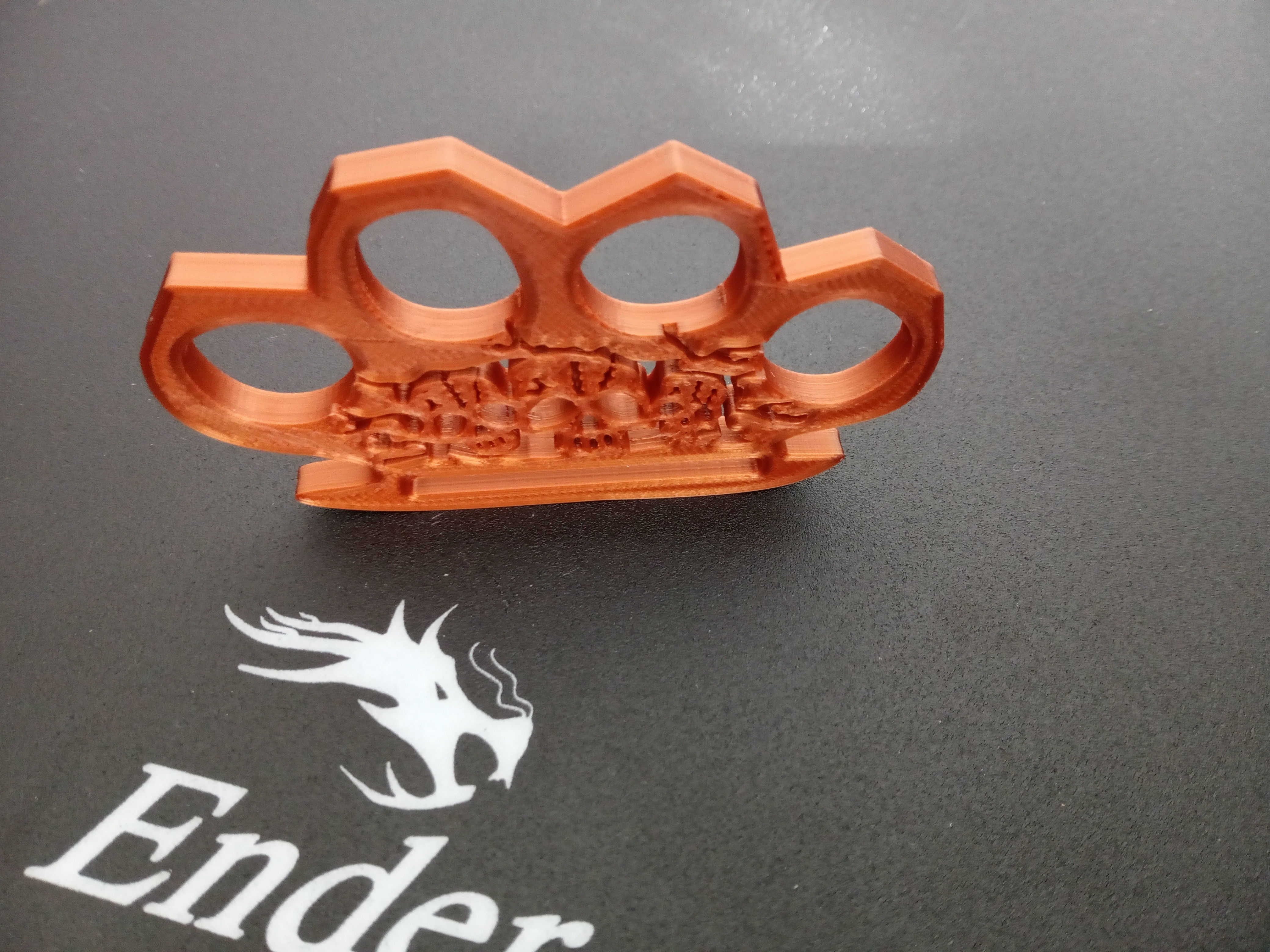 Skull Brass Knuckles handle 3D model 3D printable | CGTrader