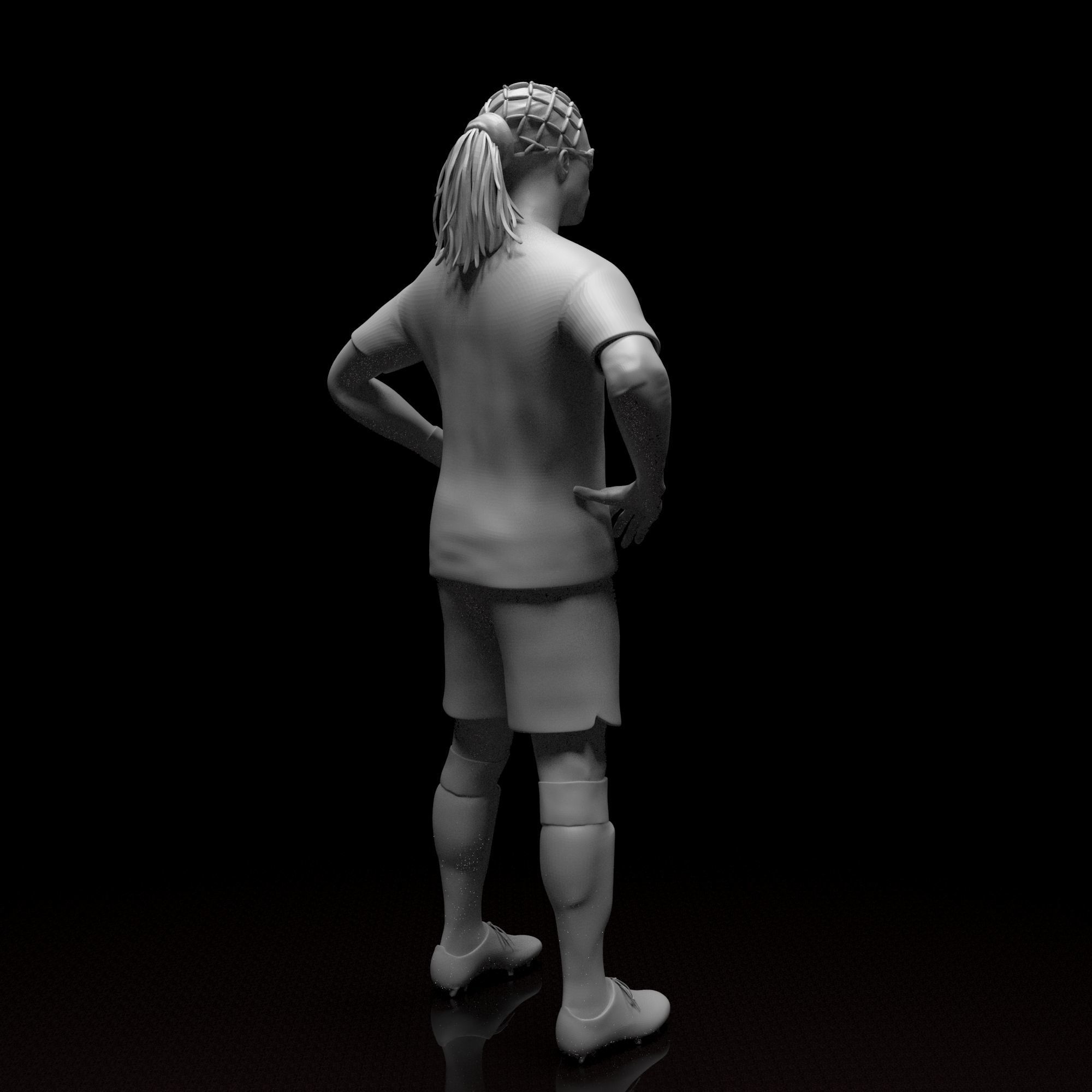 Davids Edgar Footballer Stl file 3d Model 3D model 3D printable | CGTrader