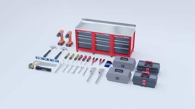 Tools and Workbench Collection | CGTrader