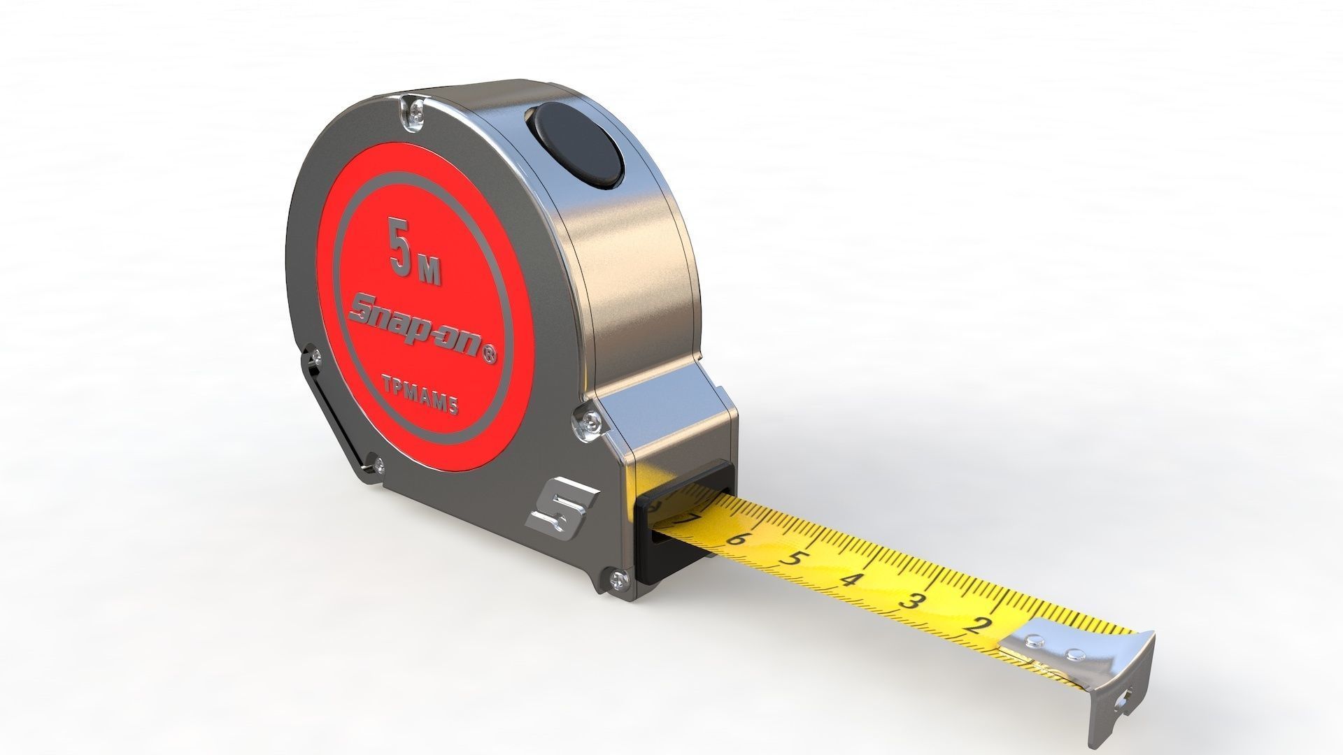 Tape Measure Metric 3D model animated rigged | CGTrader