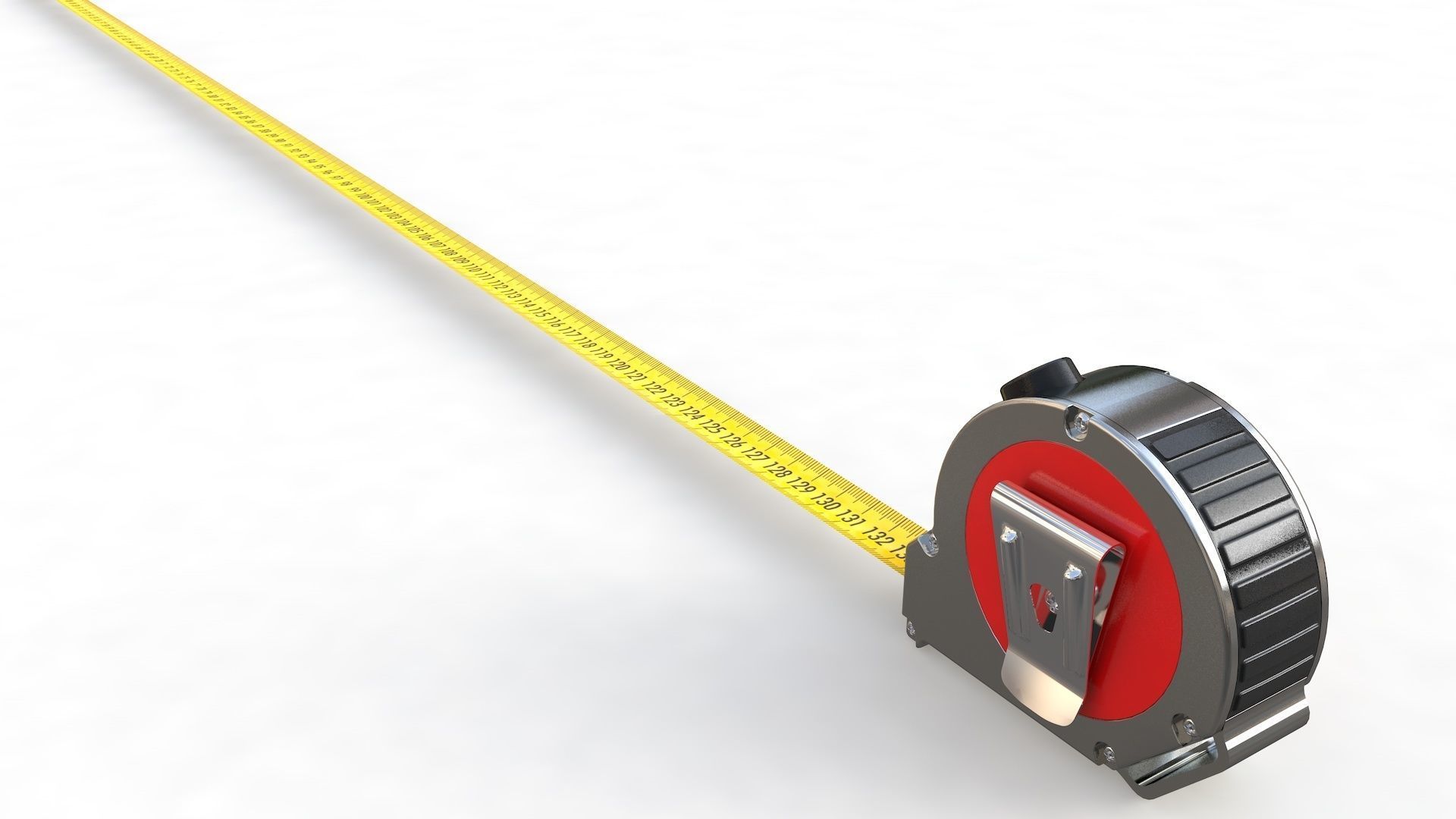 Tape Measure Metric 3D model animated rigged | CGTrader