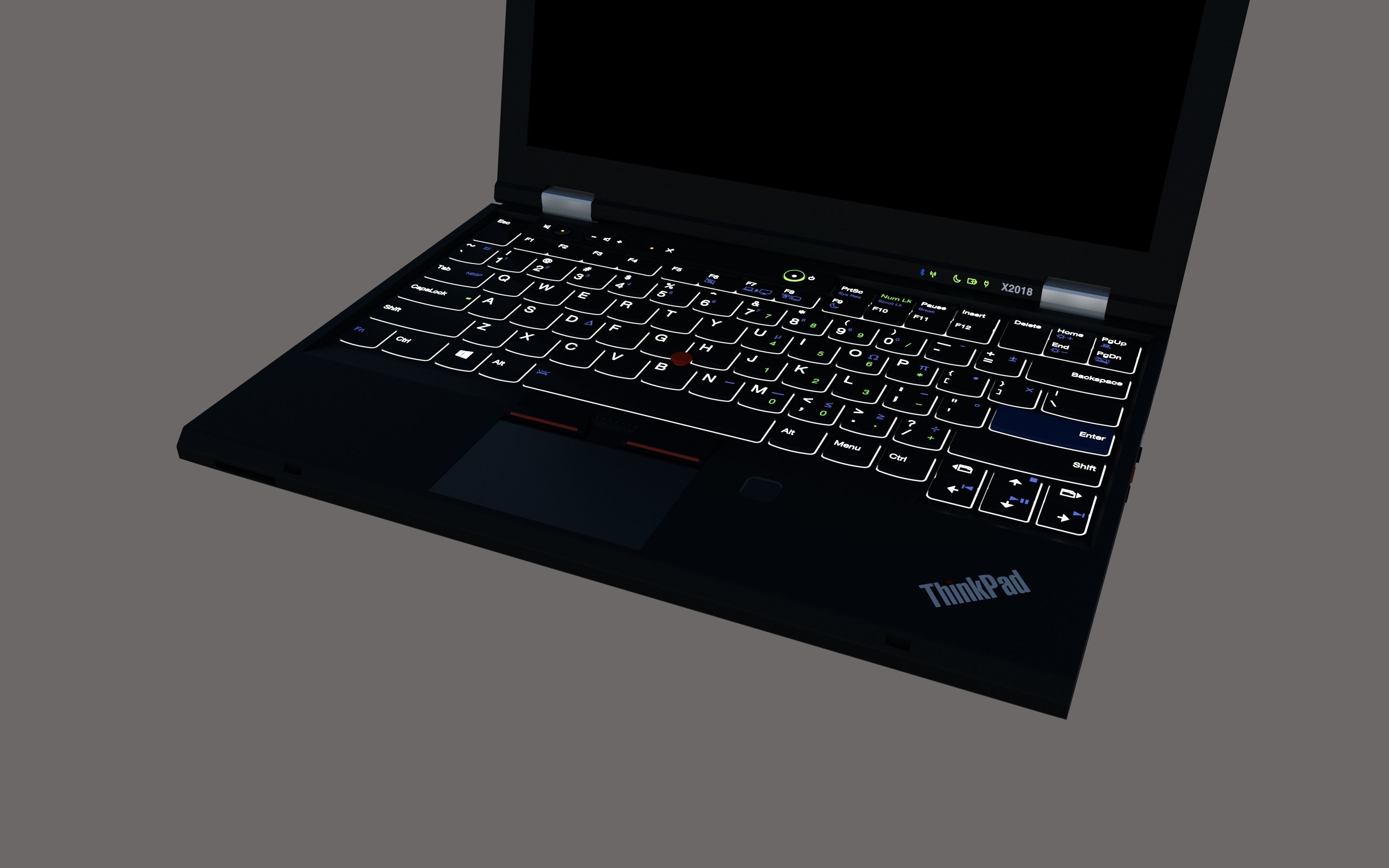 ThinkPad X2018 free 3D model | CGTrader