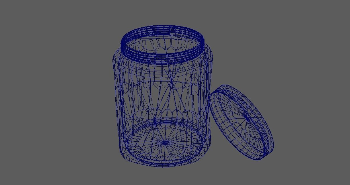 Glass Jar free 3D model | CGTrader