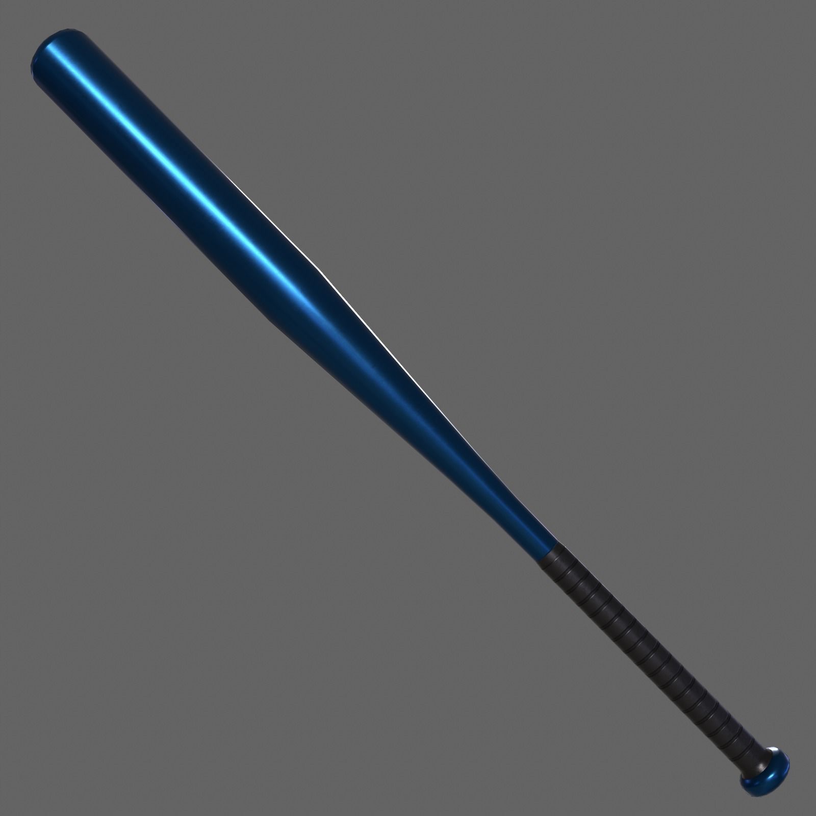 3D model PBR Baseball Bat Blue VR / AR / low-poly | CGTrader