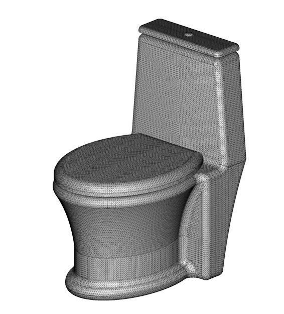 Classic Sanitary Ware 3D model 3D printable | CGTrader