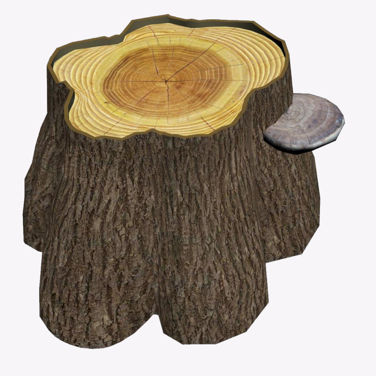 Low poly treestump tree stump 3D model | CGTrader