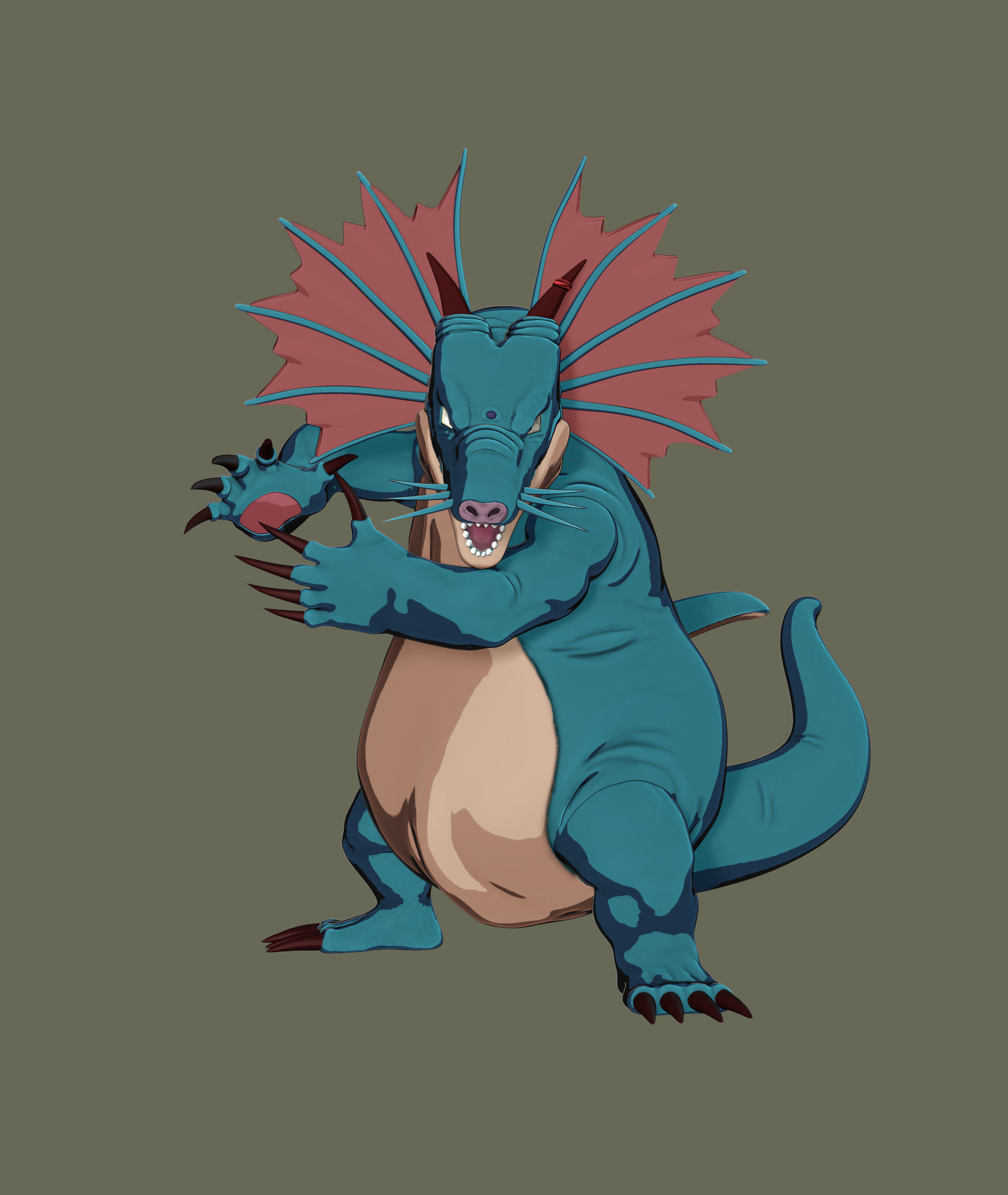 7-STAR DRAGON DE 7 ESTRELLAS QI XING LONG NATURON SHENRON 3D model 3D ...