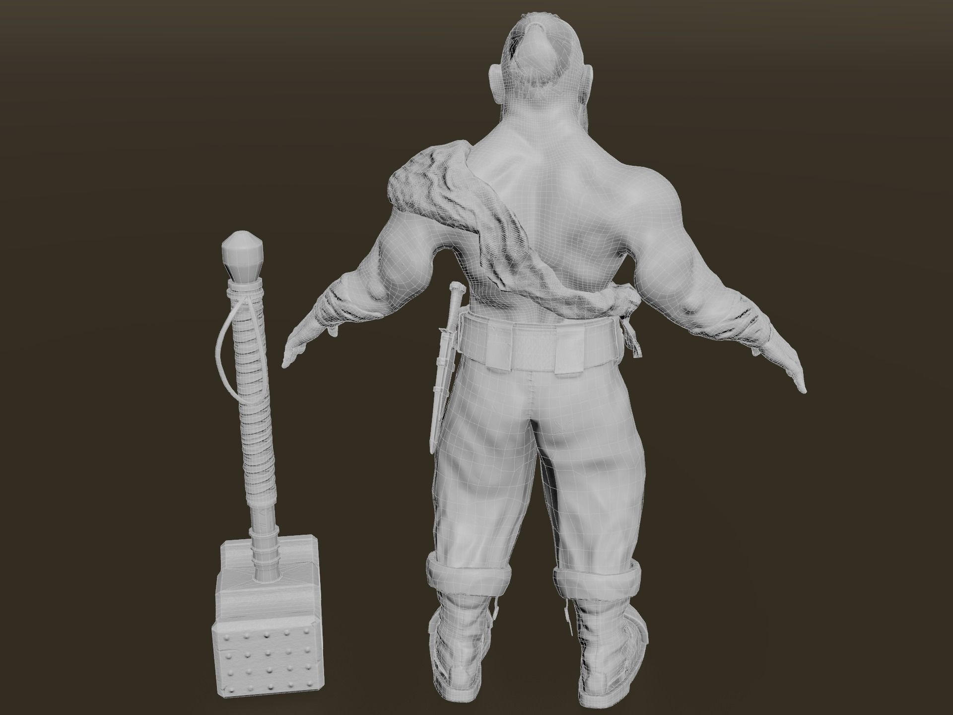 3D model Young dwarf VR / AR / low-poly rigged animated | CGTrader