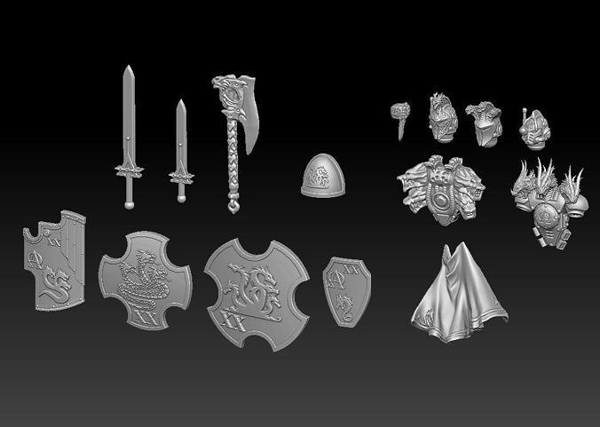 CUSTOM MIX 20th legio 3D model 3D printable | CGTrader