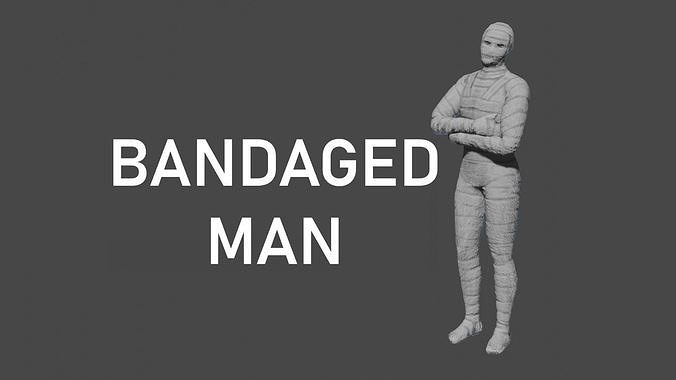 3D model Bandaged man VR / AR / low-poly | CGTrader
