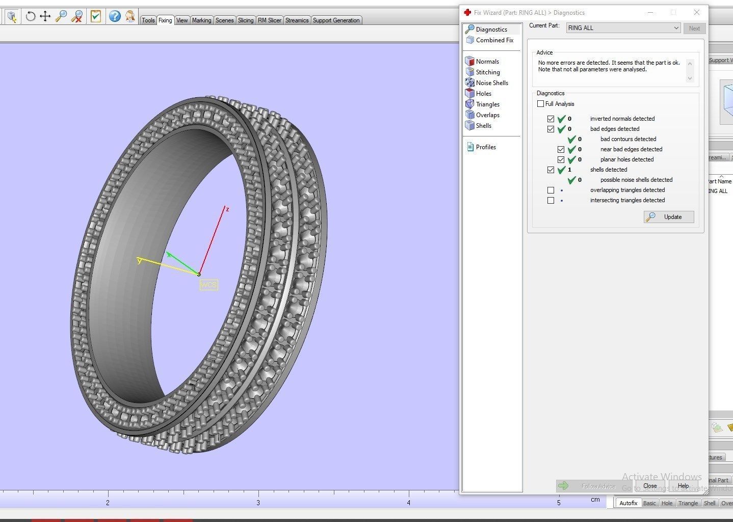 Wedding Set Ring Women And Men Ring CAD Design-V12VA 3D model 3D ...