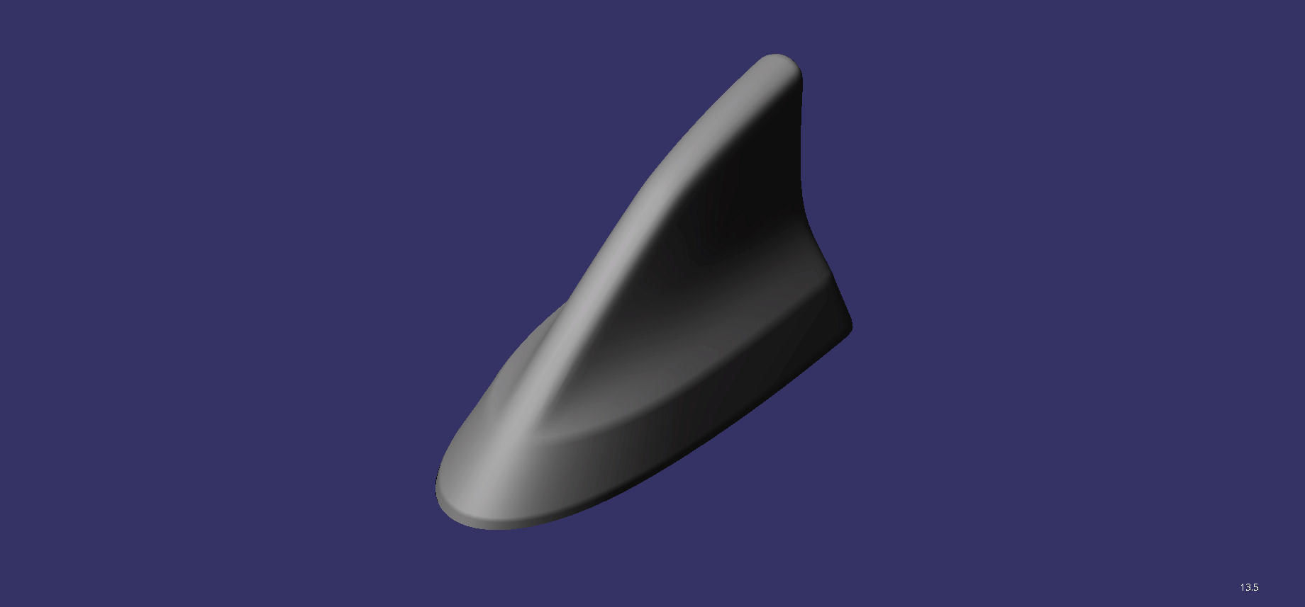 Antenna shark fin free 3D model 3D printable | CGTrader
