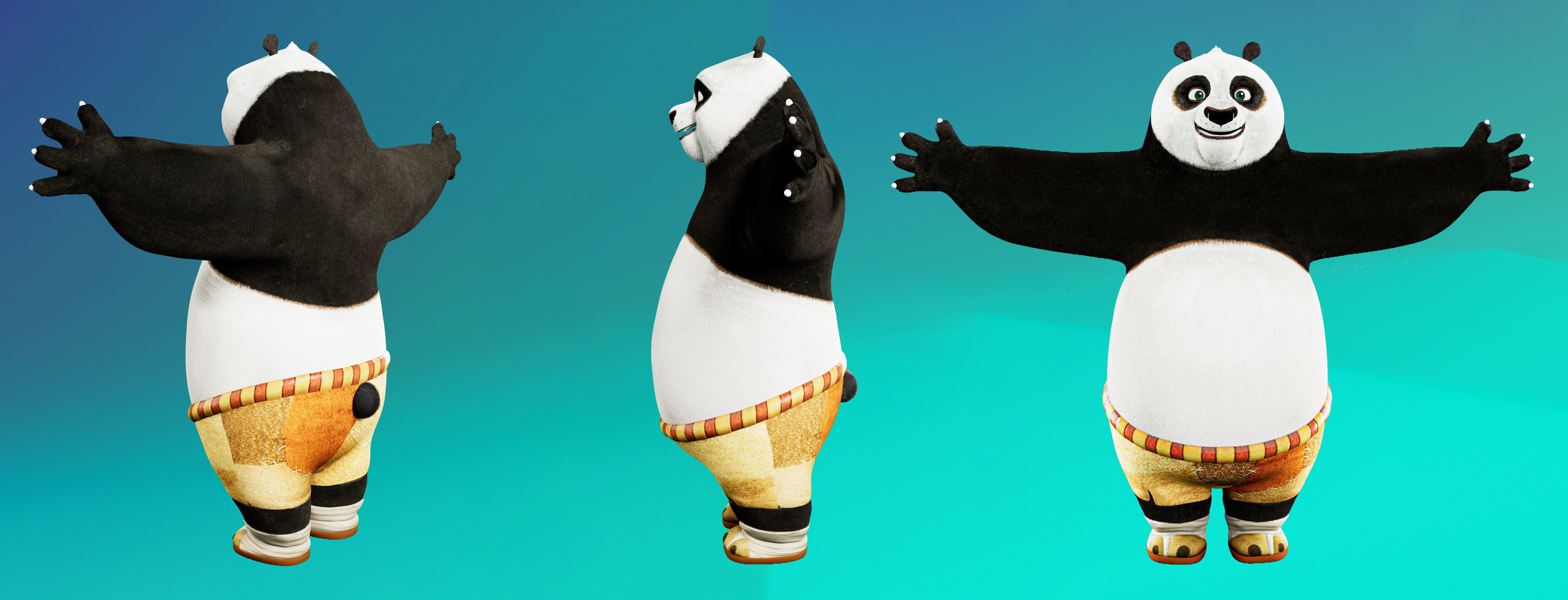 Kungfu Panda Po 3D model | CGTrader