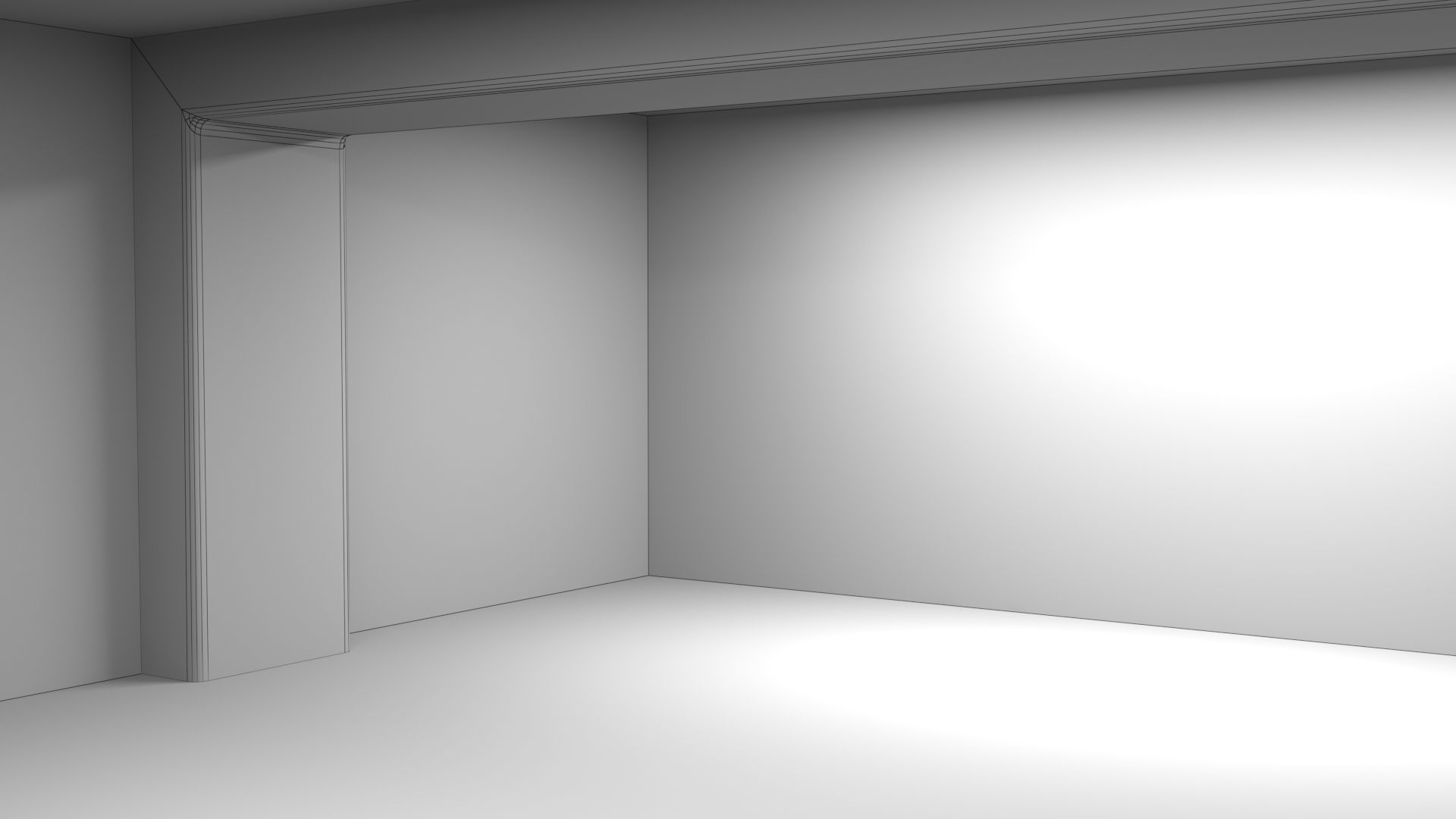 Empty room interior 06 3D model | CGTrader