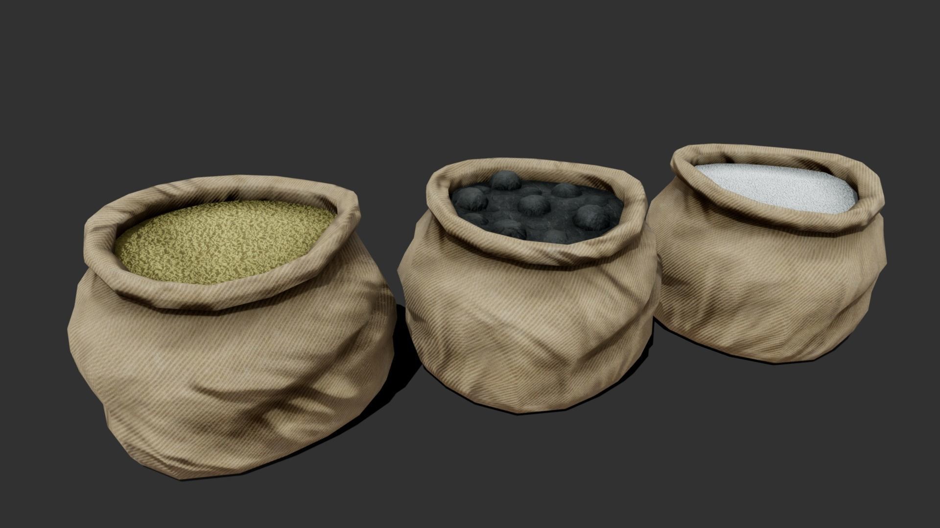 Sacks 3D asset | CGTrader