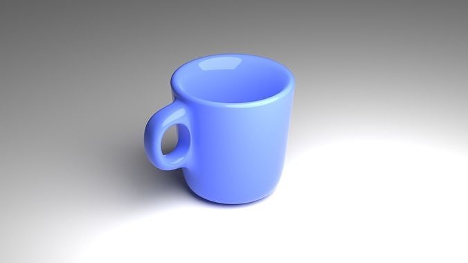 CUP OBJ ANIMATION BLENDER FILE 3D model | CGTrader