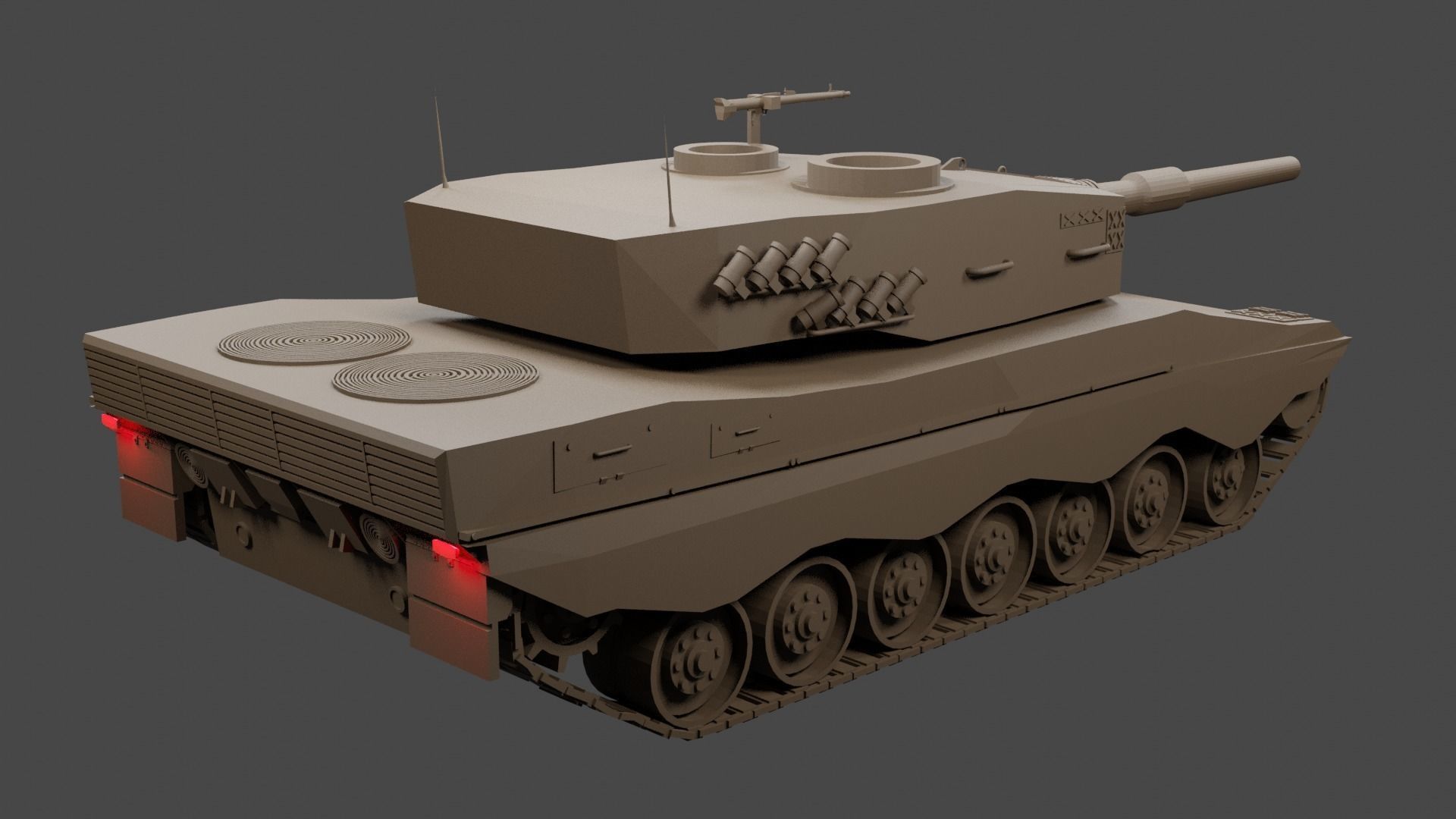 LEOPARD 2A7 free 3D model | CGTrader